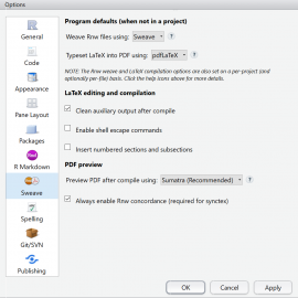 RStudio Global Optionsの各種設定 | トライフィールズ
